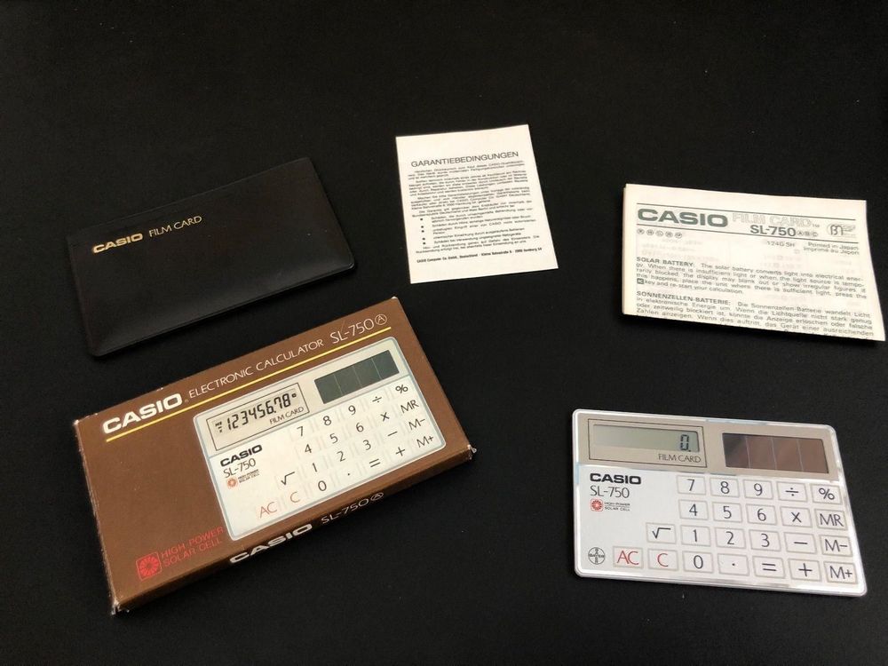 Retro Original Casio SL-750 Calculator | Kaufen auf Ricardo