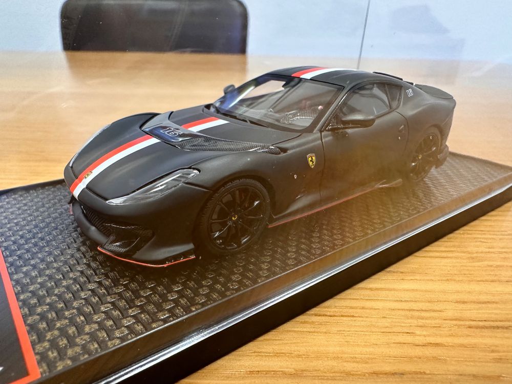 1/43 Ferrari 812 Competizione Nero Opaco Leclerc | Kaufen auf Ricardo