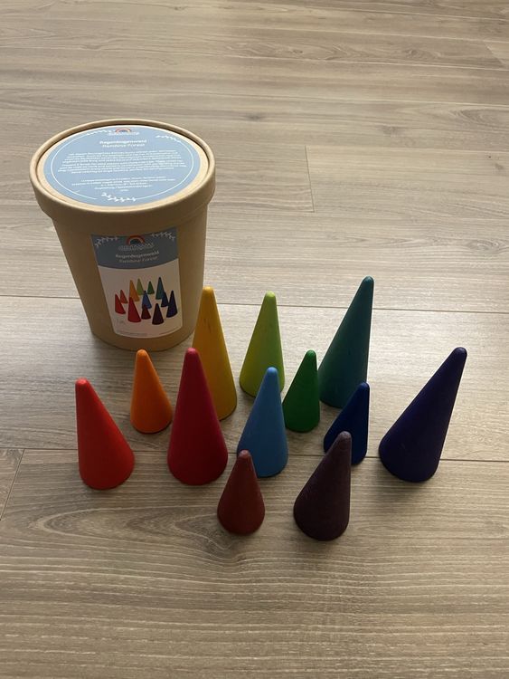 Grimm's Rainbow Forest jeu de construction en bois🌈🌲🎨 (Neu (gemäss ...