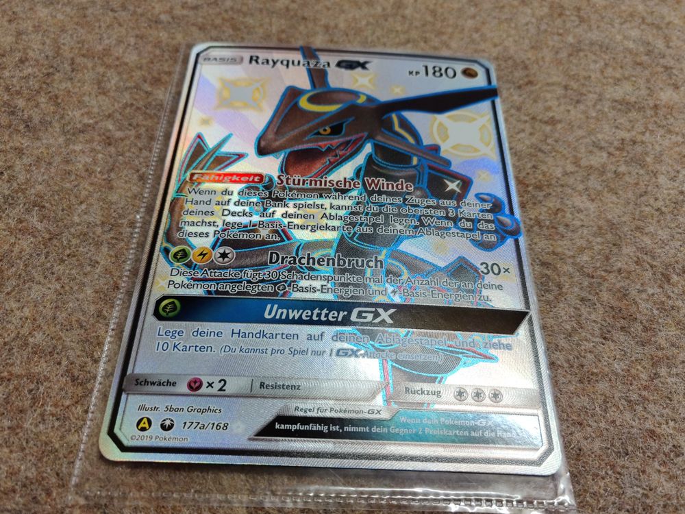 Rayquaza GX | Jumbo Card Pokemon Karte *Near Mint* (Gebraucht) in ...
