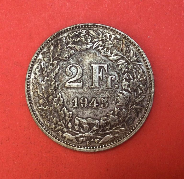 2 Franken Silber 1945 ss (Gebraucht) in Nunningen für CHF 5 – mit Lieferung auf Ricardo kaufen