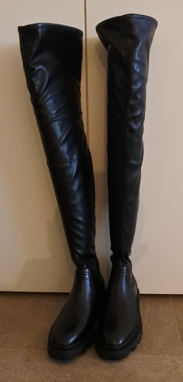 Ash MANHATTAN Overknee-Stiefel mit klobiger Sohle 38 | Kaufen auf Ricardo