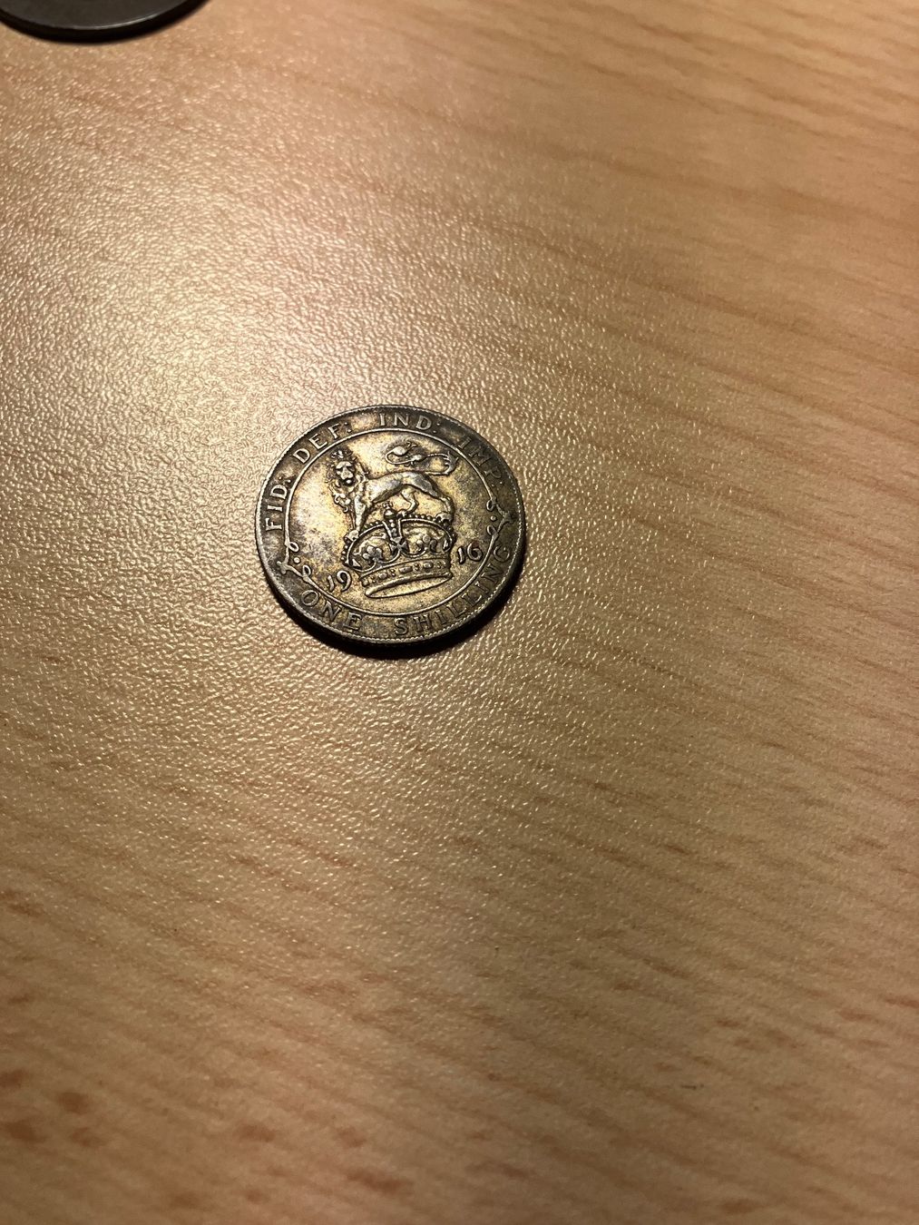 George V One Shilling 1916 - Seltene Münze für Sammler! (Gebraucht) in ...