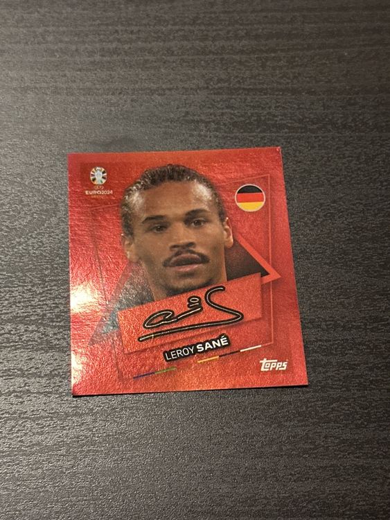 Topps Euro 2024 Sticker Leroy Sane Signature (Red) GER SP | Kaufen auf ...