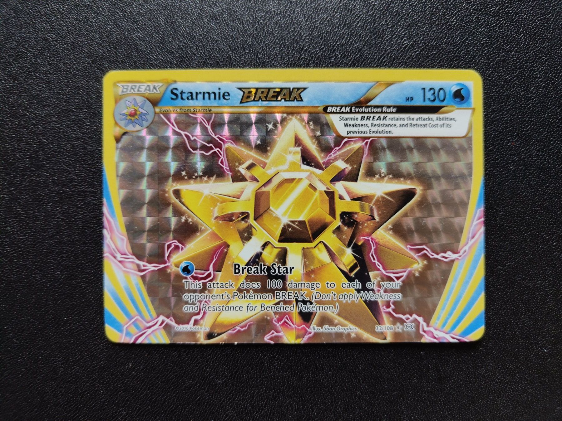 Starmie Break 32/108 Holo RARE Pokémon Evolutions 16 EN ab 1 (Gebraucht ...