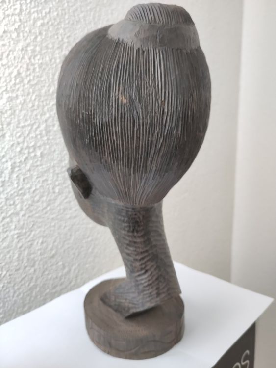 Afrikanische Büste aus Holz | Kaufen auf Ricardo