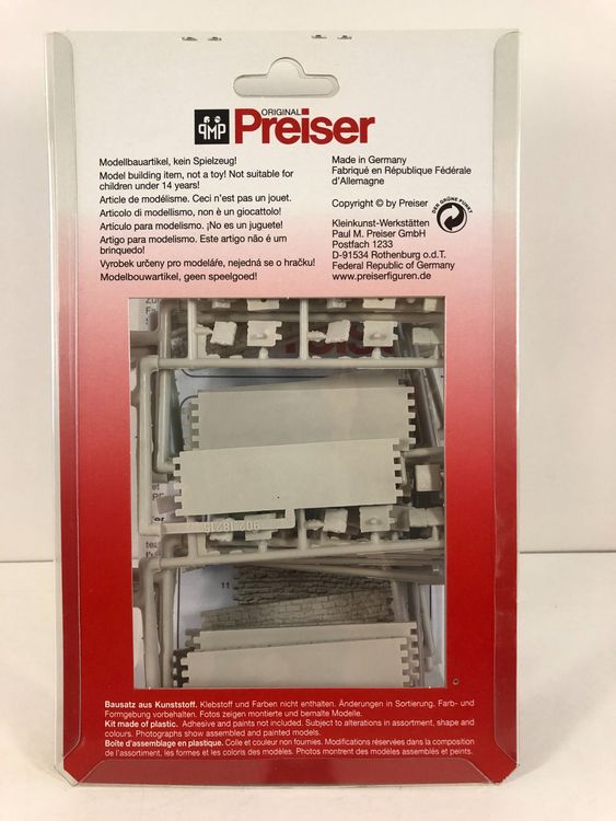 Preiser H0 18215 Bruchsteinmauer (Neu und originalverpackt) in ...