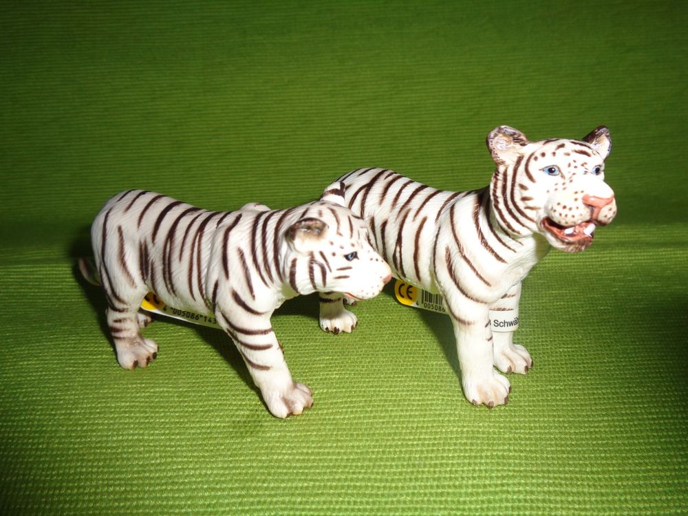 Schleich Weisse Tigerin und Tiger. (Gebraucht) in Biel/Bienne für CHF ...