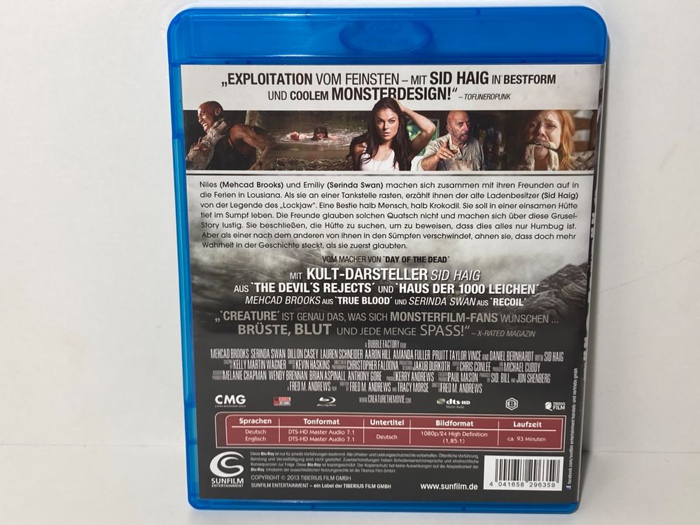 Creature Blu Ray Uncut (Gebraucht) in Wilderswil für CHF 2.9 – mit Lieferung auf Ricardo kaufen