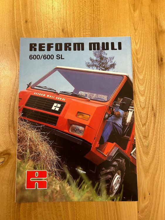 Originaler Reform Muli Prospekt 600/600 SL (Gebraucht) in Lienz für CHF ...