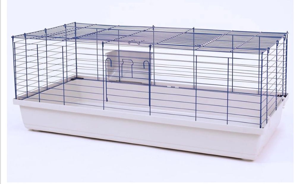 Kaninchenstall Skyline Rabbit 120, blau/weiss, Top! (Neu und ...