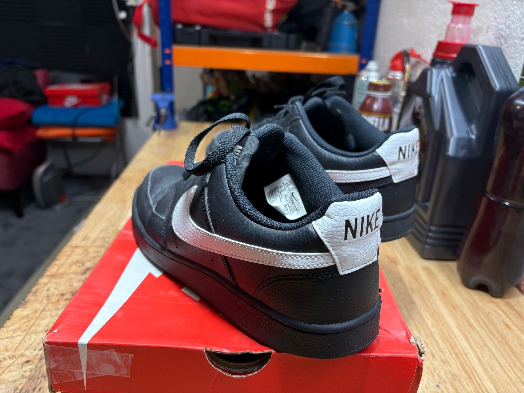 🚀 Nike Court Vision Low Schwarz Weiss | Gr. 44 (Gebraucht) in Bülach ...