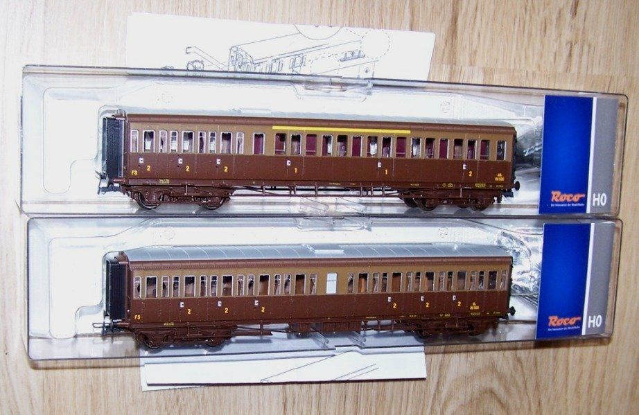Roco H0 64584 64585: 2 x Personenwagen Centoporte ABz+Bz FS | Kaufen ...