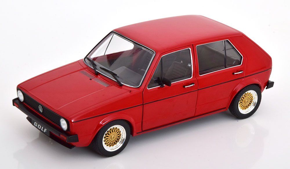 VW Golf 1 L Custom II rot 1/18 Solido NEUHEIT (Neu und originalverpackt ...