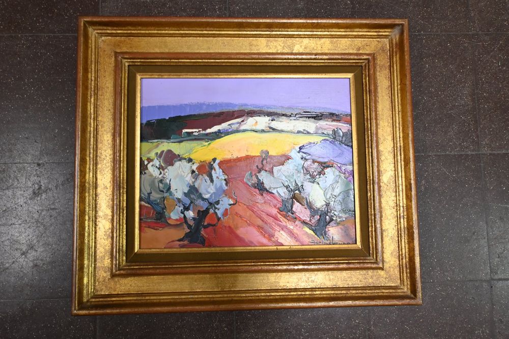 Original Bruno Perino Gemälde Oliviers et Blés 60x51cm | Kaufen auf Ricardo