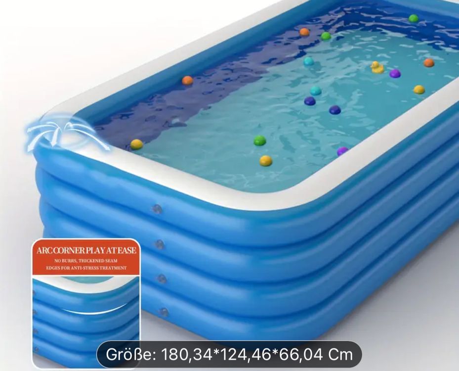 Pool aufblasbar NEU und Original verpackt 180x125x65cm (Neu und originalverpackt) in Döttingen ...