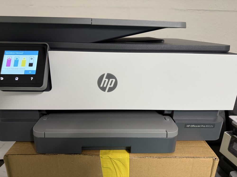 HP OfficeJet Pro 8022e mit XL Toner– Multifunktionsdrucker (Gebraucht ...