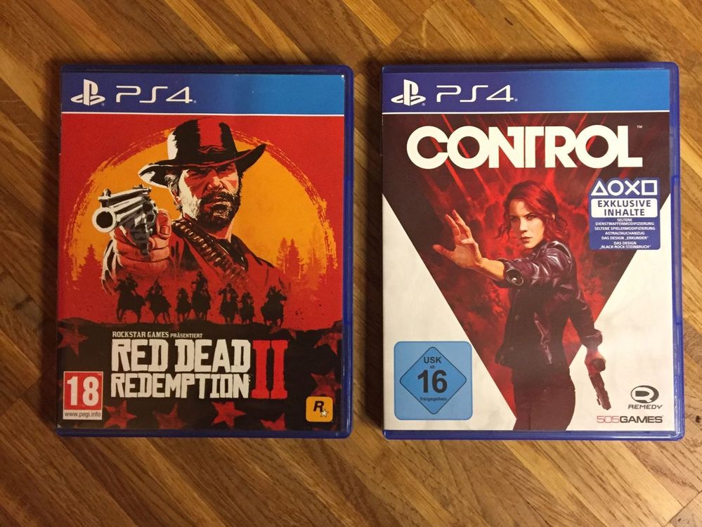 Red Dead Redemption 2 + Control für PS4 | Kaufen auf Ricardo