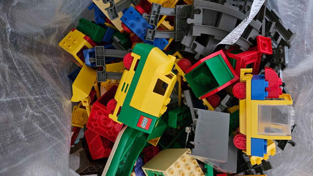 Lot LEGO DUPLO +5 kg - trains, wagons, rails, bateau, etc. (Gebraucht ...
