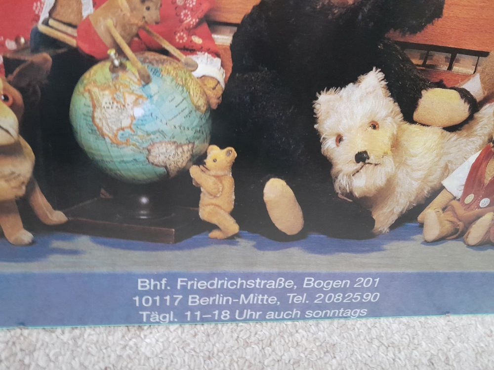 Steiff Bären Poster "Bärenstark Berlin" 80 cm x 60 cm, Glas (Gebraucht ...