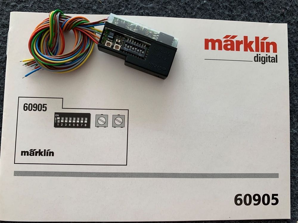 Marklin 60905 Decoder fur Lok mit Glockenankermotoren (Neu und ...