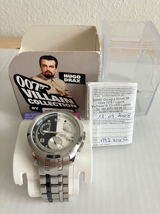 Swatch James Bond Villain 007 Hugo Drax (Gebraucht) in Zumikon für CHF ...