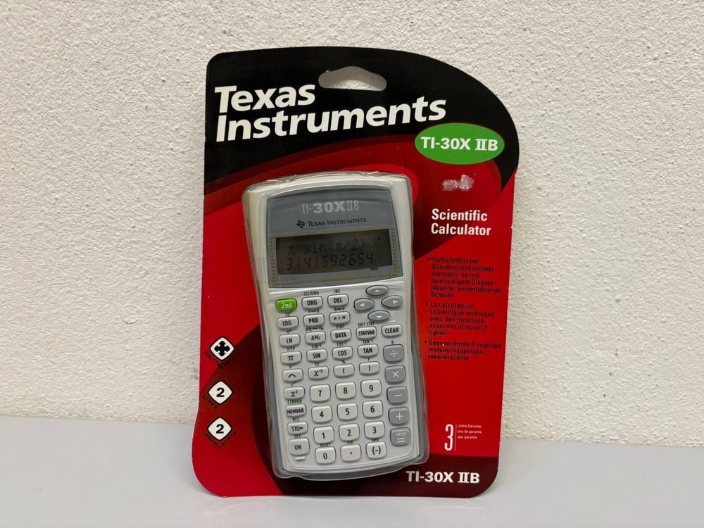 Texas Instruments TI-30X IIB Taschenrechner (Neu (gemäss Beschreibung ...