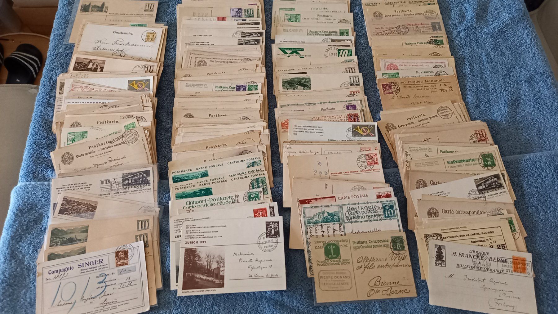 Grosser Posten alte CH Postkarten (Gebraucht) in Horw für CHF 35 – mit ...