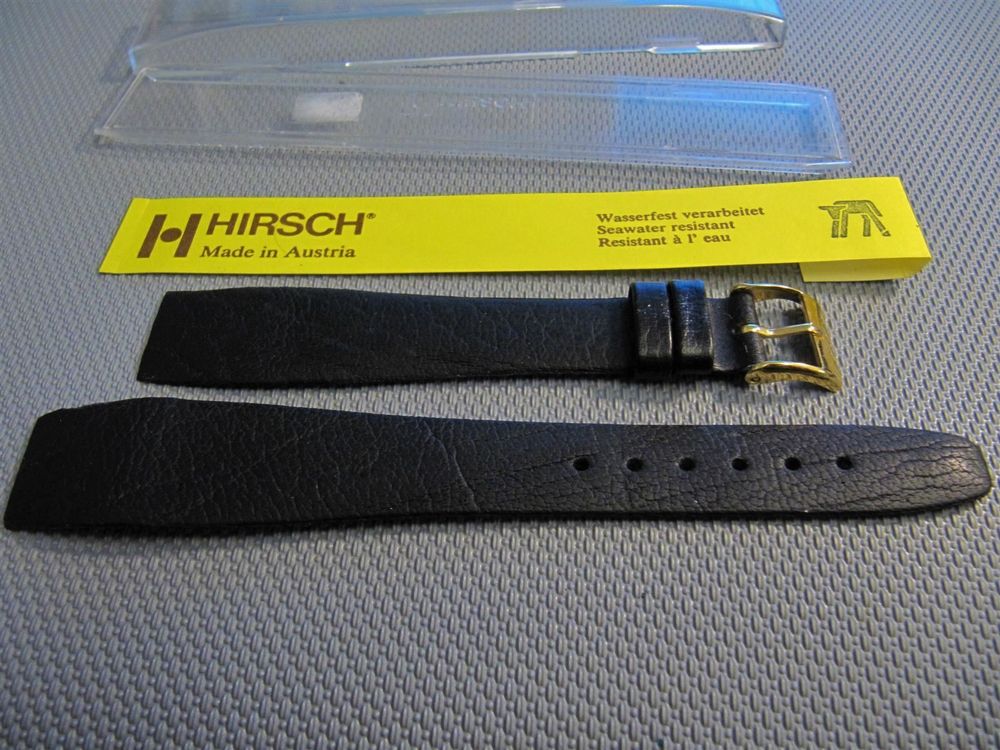 3x Hirsch Uhrband Leder Cuir Bracelet Watch Band 20 mm (Neu (gemäss ...