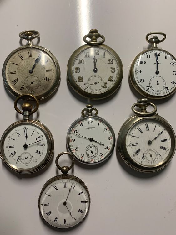 7 Antike Taschenuhren Defekt (Gebraucht) in Stadel für CHF 85 – mit Lieferung auf Ricardo kaufen