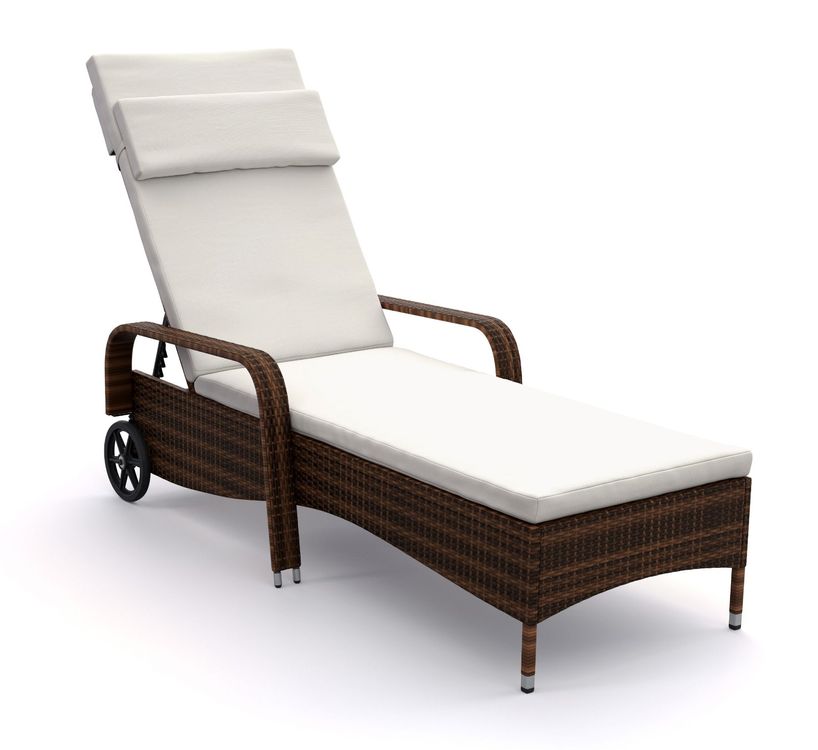 Liegestuhl Rattan MAYA braun (Neu und originalverpackt) in Baar für CHF 207 – mit Lieferung auf ...
