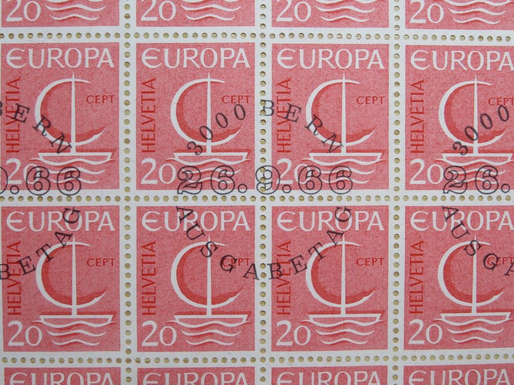Bogenposten ET-Stempel 1965-1967 (Gebraucht) in Spreitenbach für CHF 19 ...