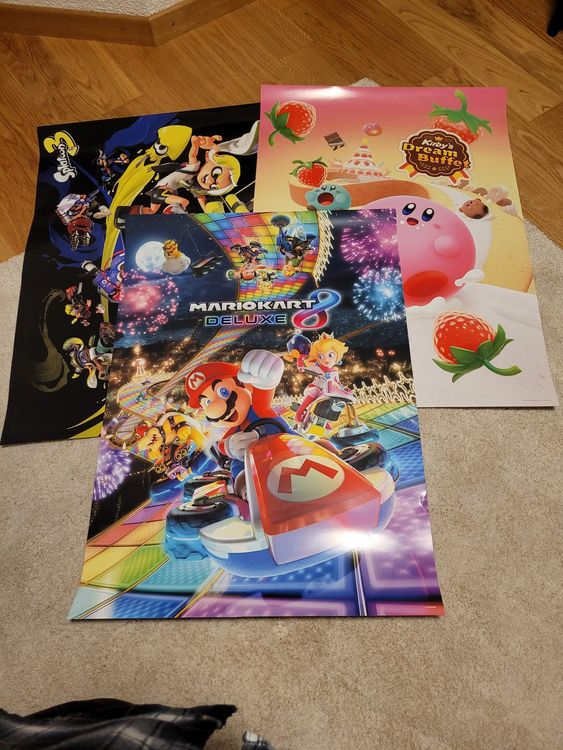 Nintendo Rewards 3x Poster Splatoon, Kirby & Mario Kart 8 | Kaufen auf ...