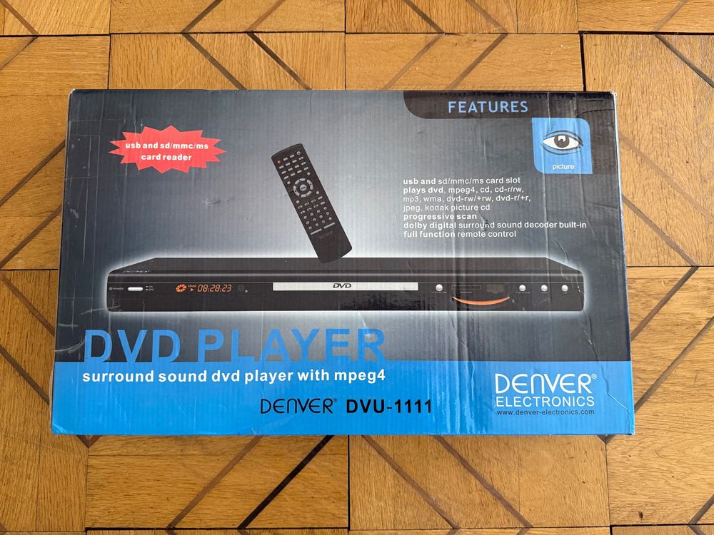DVD-Player Denver DVU-1111 mit Fernbedienung (Neu (gemäss Beschreibung ...