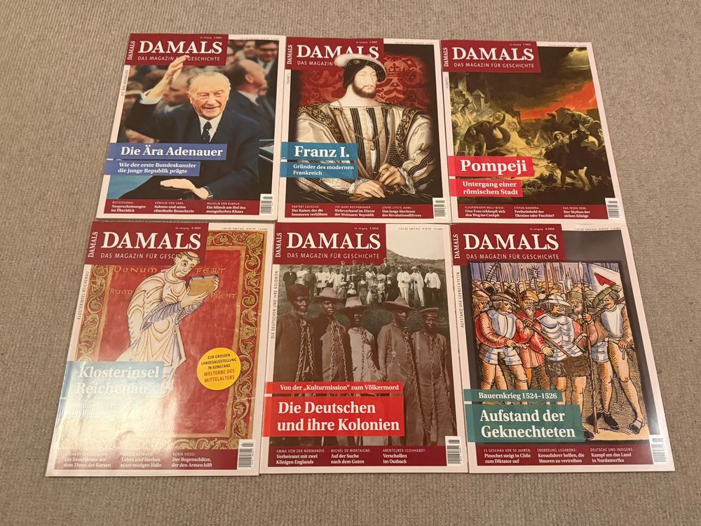 Damals - Geschichtsmagazin Komplette Jahresausgabe 2024 (Gebraucht) in ...