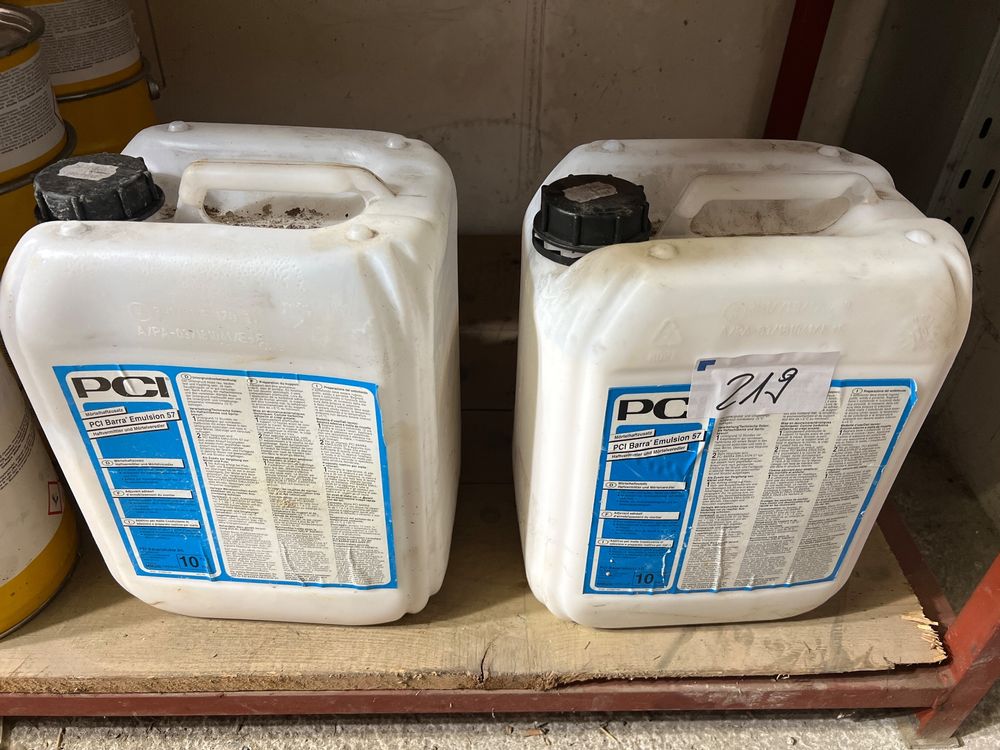 2 angefangene Kanister PCI Barra Emulsion 57 (Gebraucht) in Egg b ...