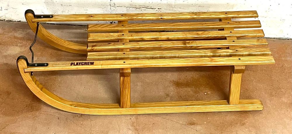 Holz Schlitten Playcrew | Kaufen auf Ricardo