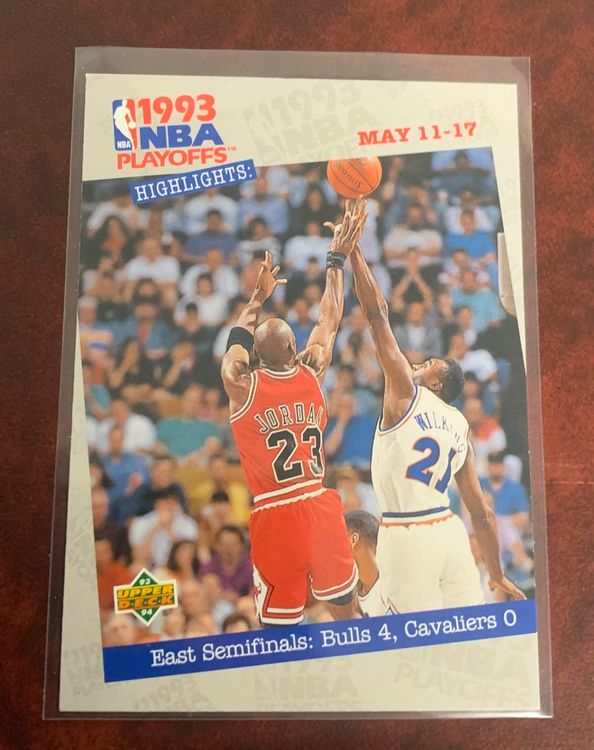 NBA Michael Jordan 1993 Playoff Highlights Card (Neu (gemäss ...