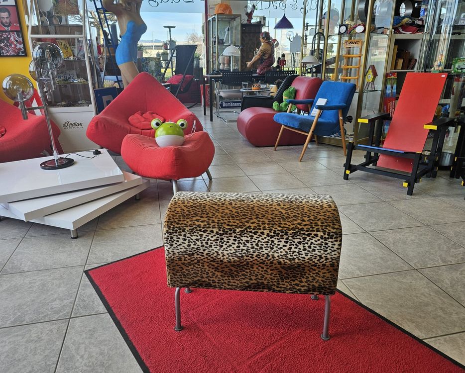 IKEA Pastill 1999 Bench Sitzbank Ottoman, Gepard Look Bank (Gebraucht ...