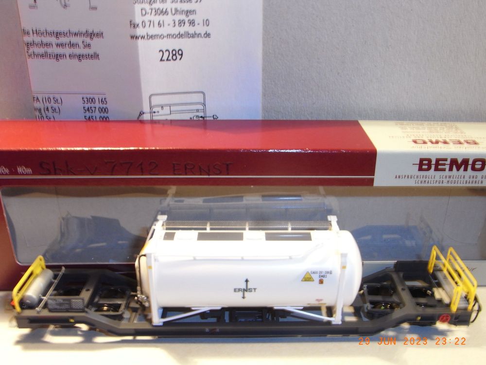 1 wagon Bemo HOm RhB Sbk-v 7712 | Kaufen auf Ricardo