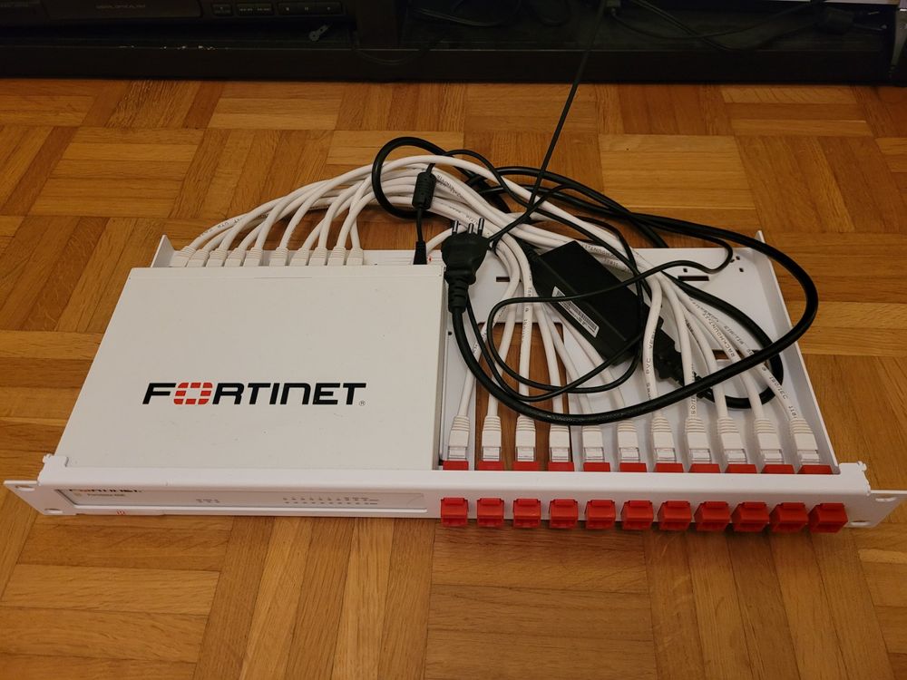 FortiGate-60E mit Rackmount-Kit Firewall (Gebraucht) in Richterswil für ...