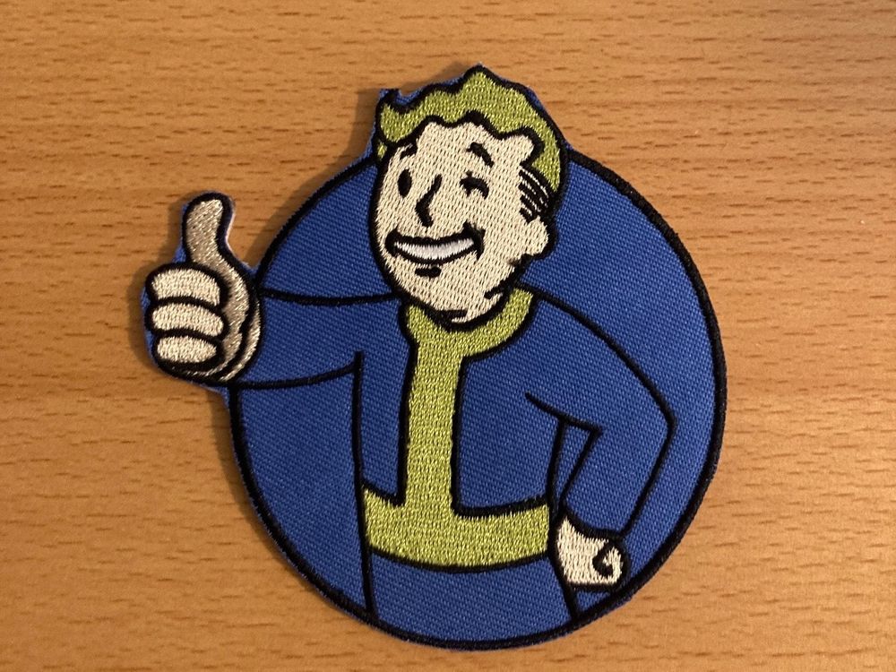 Fallout Vault boy Patch Aufnäher Sticker 153 (Neu (gemäss Beschreibung ...