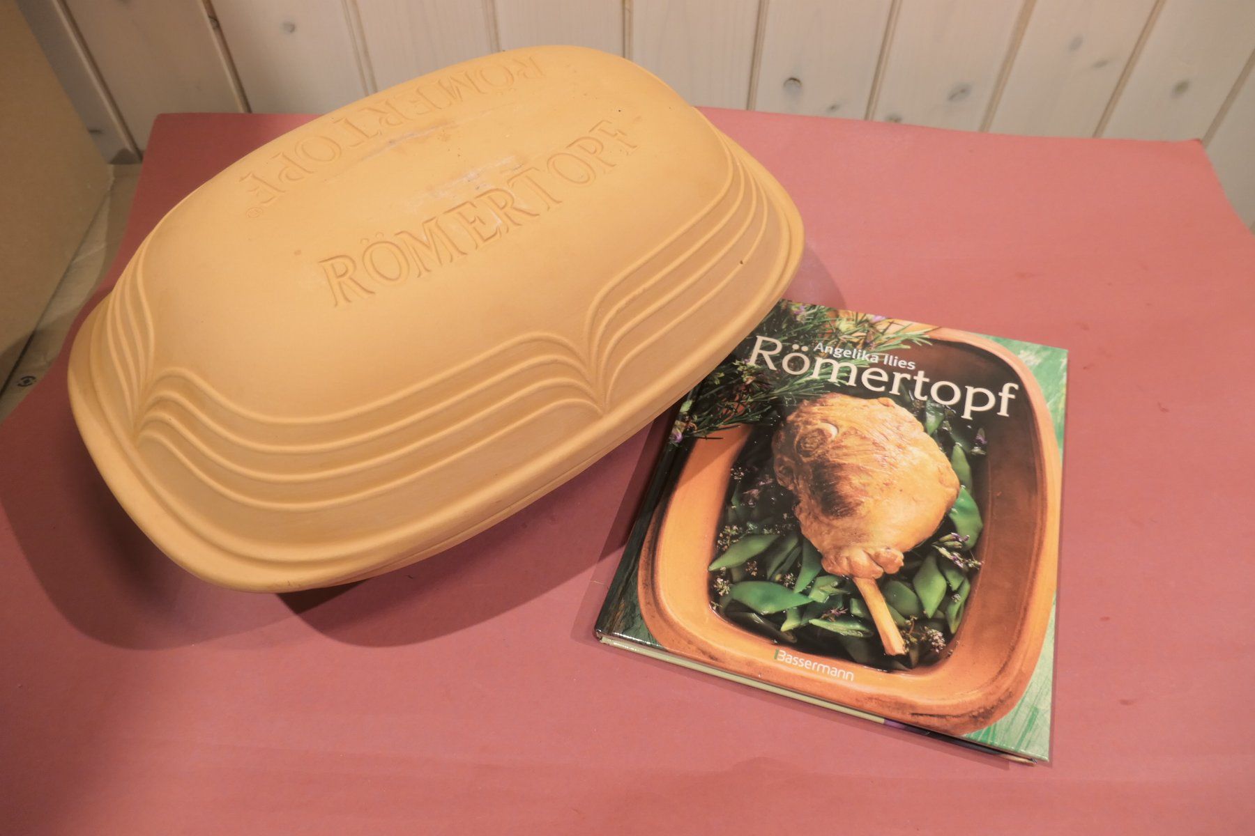 Römertopf Bräter, Top Zustand, Länge ca 30 cm gemäss Fotos (Gebraucht ...