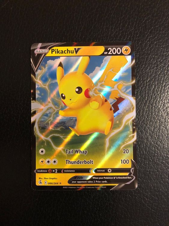 Fusion Strike Pikachu V 86/264 Ab 1 | Kaufen auf Ricardo
