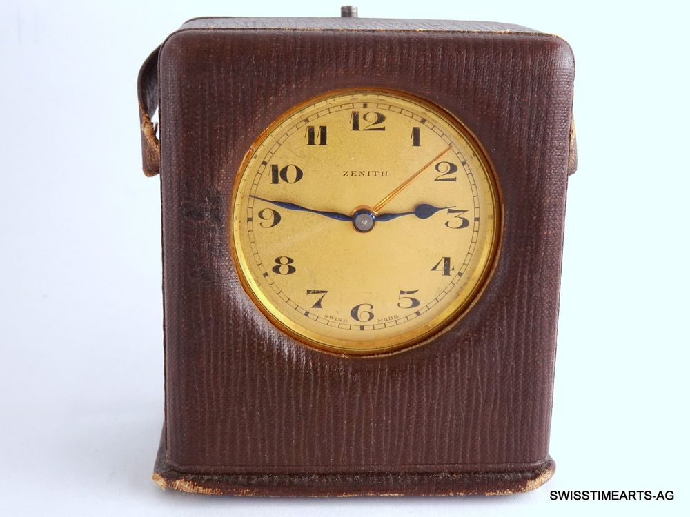 ZENITH HANDAUFZUG 1940ER ALARM TISCHUHR MIT SCHATULE (Gebraucht) in ...