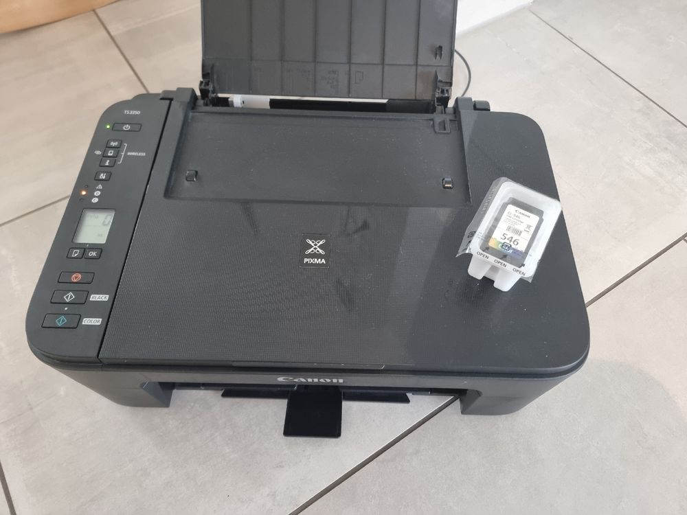 Canon TS3350 Drucker/Scanner/Kopierer & Farb Patrone CL-546 | Kaufen ...