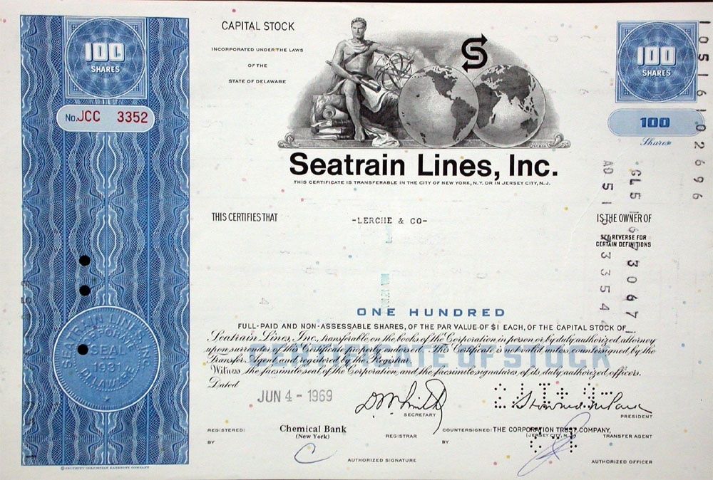Seatrain Lines, Inc. - 1971 (Gebraucht) in Solothurn für CHF 1 – mit ...