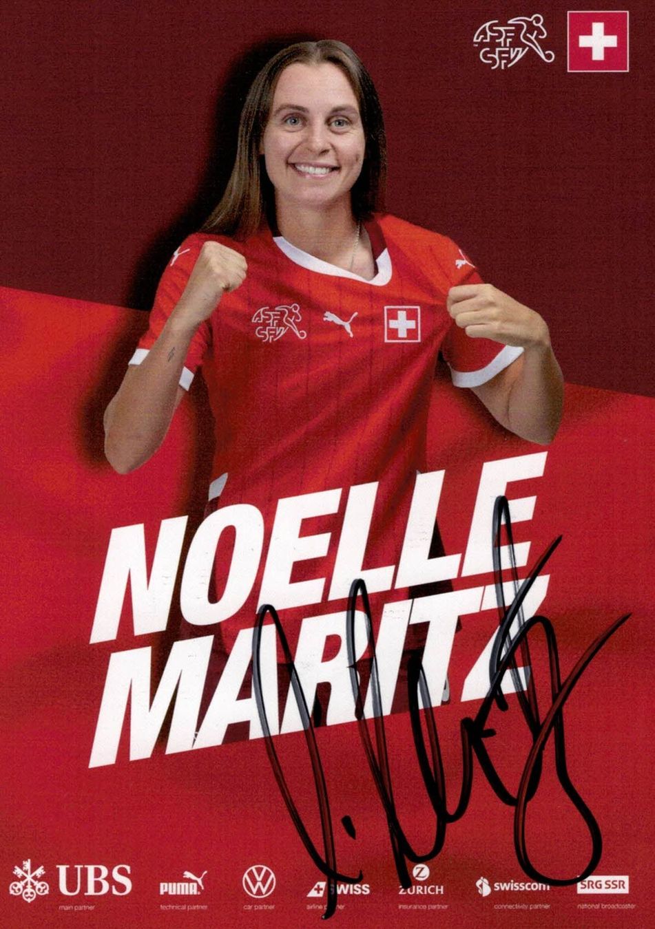 Noelle Maritz Autogramm handsigniert Schweiz 2025 (1) (Neu (gemäss Beschreibung)) in Thalwil für ...