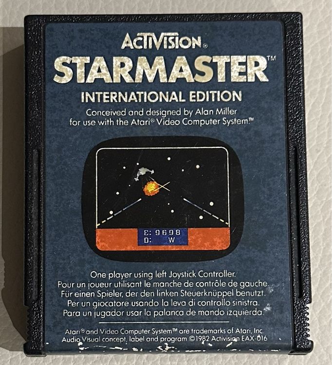 Starmaster für Atari 2600 (Gebraucht) in Kestenholz für CHF 10 – mit Lieferung auf Ricardo kaufen
