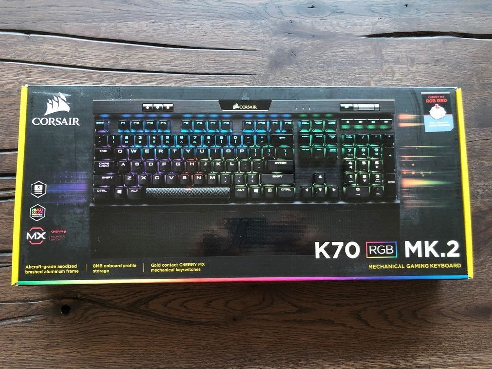 Corsair K70 RGB Mk.2 (Cherry MX Red) (Neu und originalverpackt) in Wallisellen für CHF 102 – mit ...